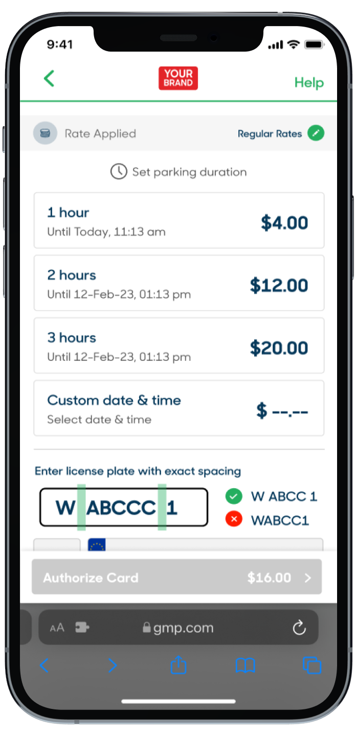 GMP QR - Go App-less with White-Label QR Code Parking